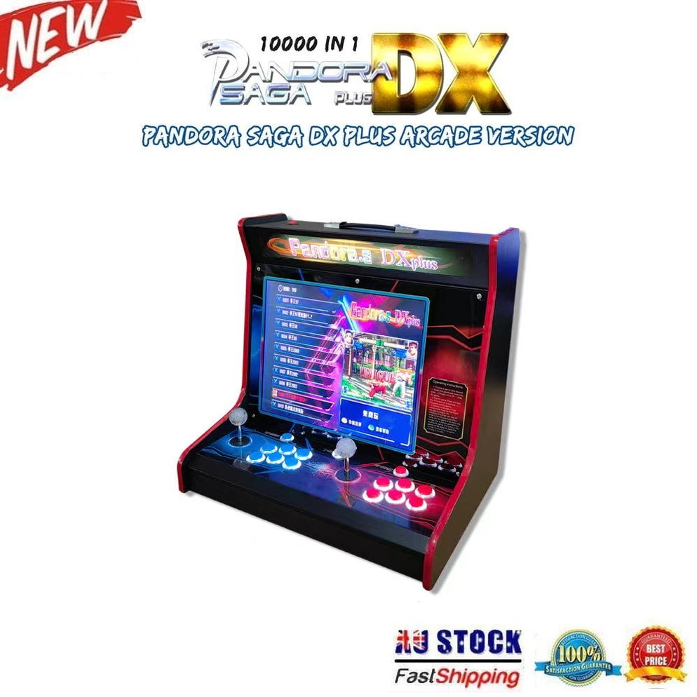 10000 Games in 1 17inch Pandora Full Size Bartop DXS Arcade Machine ...